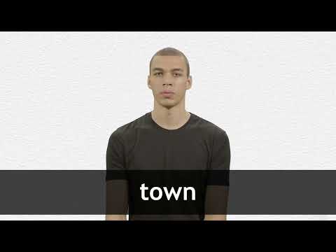 TOWN 释义 | 柯林斯英语词典