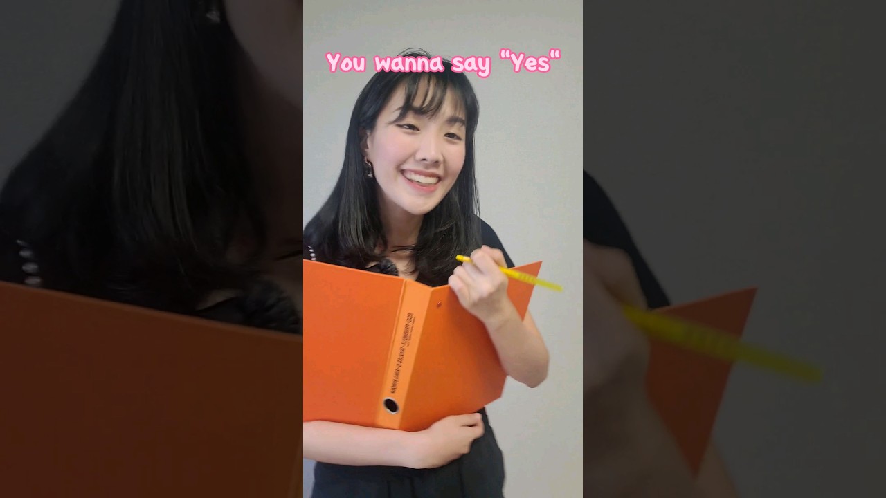 'Yes' and 'No' in Korean ☺️ #studykorean #koreanlanguage #learnkorean
