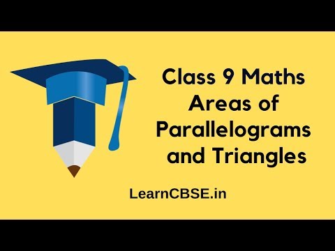 NCERT Solutions for Class 9th Maths Chapter 9 Areas of Parallelogram ...