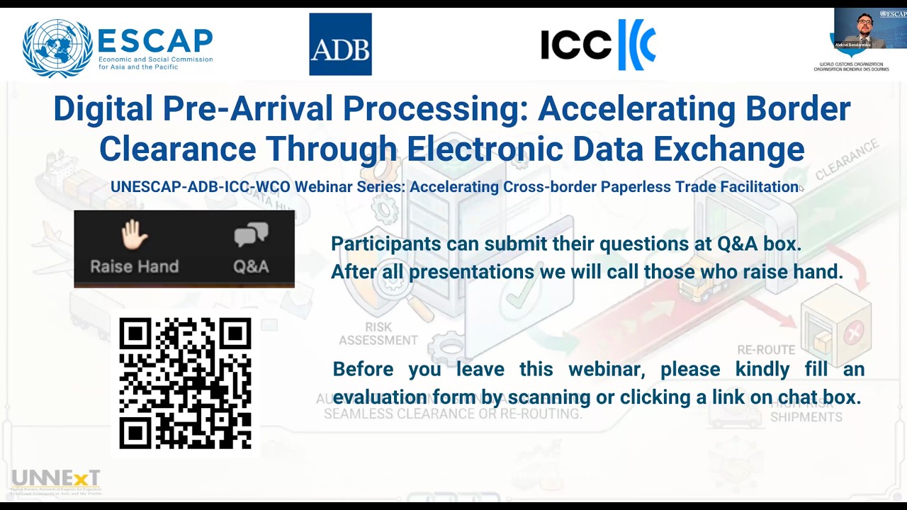 Digital Pre-Arrival Processing: Accelerating Border Clearance Through Electronic Data Exchange