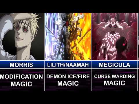 All Types of Magic in Black Clover | AnimeoCity | Anime Badass Moments |