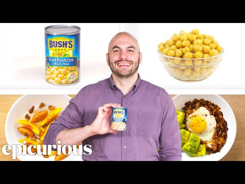 Pro Chef Turns Canned Chickpeas Into 4 Meals For Under $8 | The Smart Cook | Epicurious