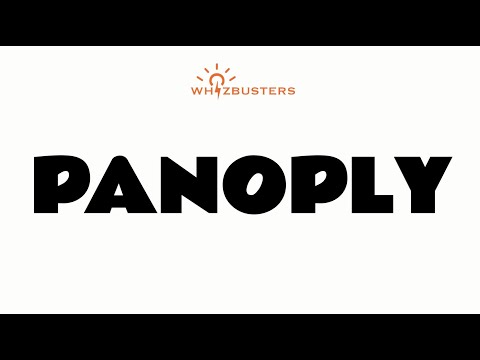 PANOPLY (noun) Meaning, Pronunciation and Examples in Sentences | GRE GMAT LSAT SAT ESL TOEIC