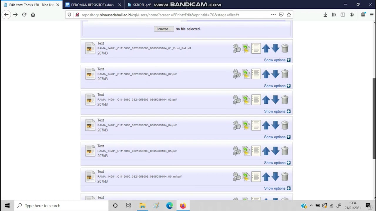 TUTORIAL UPLOAD DI REPOSITORY PERPUSTAKAAN - STIKES BINA USADA BALI