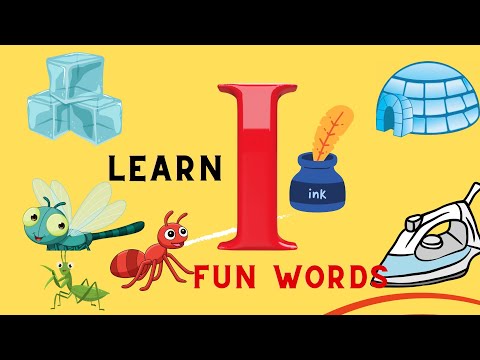 Learning the Letter I: Ice, Igloo, Insect, Ink, and Iron | Fun Kids Educational Video