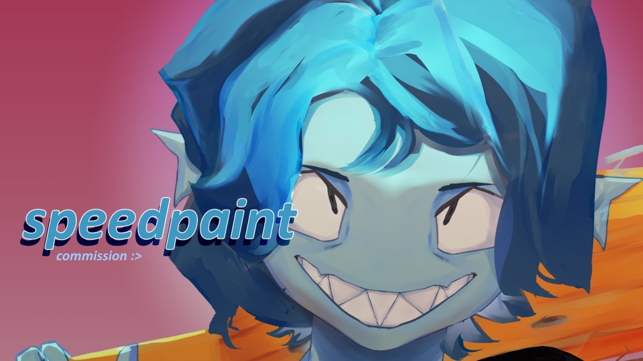 💥🐟 commission ~ draw with me ! || Speedpaint || Clip studio paint