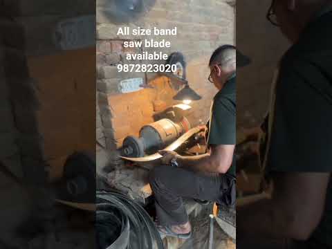 How to sharpen blade 💥 Band Saw Blade #blade #wood #hardwork #work #sawblade #cuttingblade