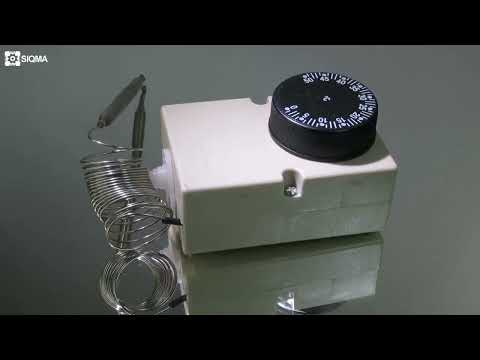 Mechanical Knob Thermostat With Junction Box Thermostat 0 to 50 Degrees Celsius