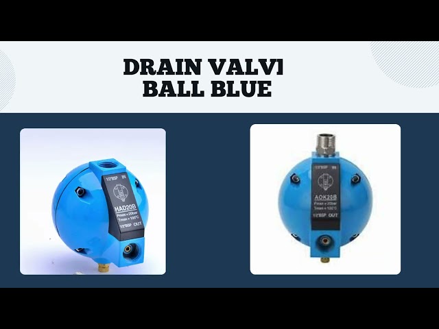 Auto Drain Valve - Auto Drain Valve Blue Ball For Air Compressor Spare ...