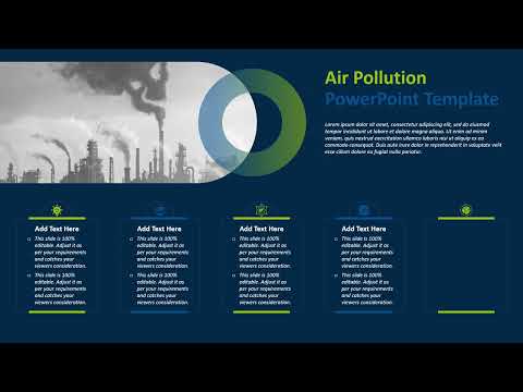 Air Pollution PowerPoint Template | Kridha Graphics