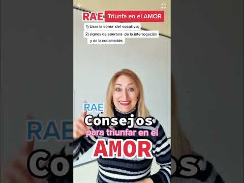 CONSEJOS de la RAE para triunfar en el amor. #ortografía #rae #ebau #selectividad #spanishteacher