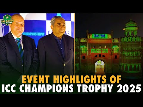 ICC Champions Trophy 2025 Curtain Raiser at Diwan-i-Aam, Lahore Fort | Event Highlights | MA2A