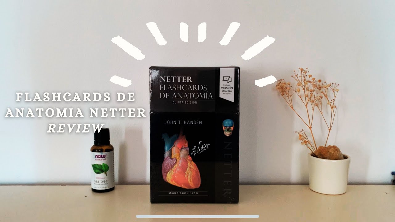 Flashcards Anatomía de Netter Review//¿conviene adquirir las flashcards de Netter para estudiar?