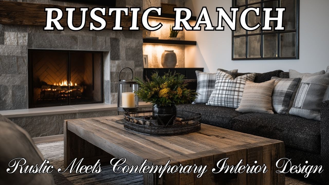 Modern Rustic Ranch Style Interior Design | Warm, Cozy & Timeless