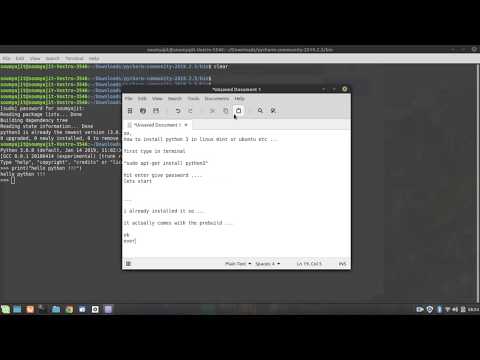 Install Python3 in Linux(ubuntu or linux mint 19.2)