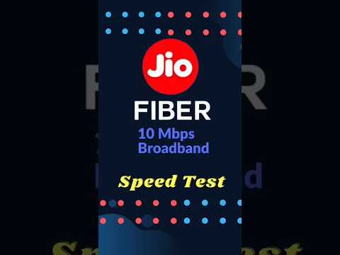#jiofiber 10 Mbps Plan Broadband Speed Test #ytshorts