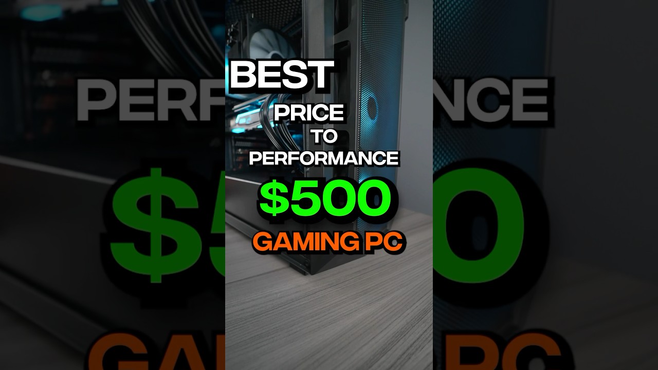 This is the BEST $500 Gaming PC of 2025 in Under 2 minutes!