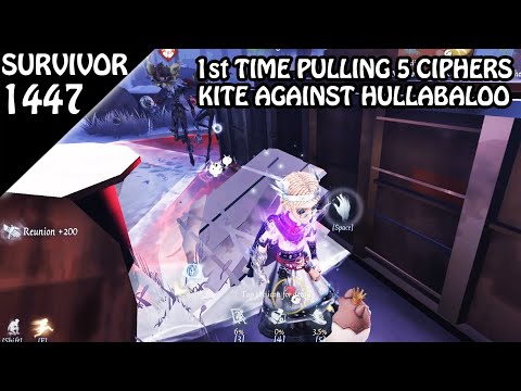 5 Ciphers kite against Hullabaloo for the first time - Survivor Rank #1447 (Identity v)