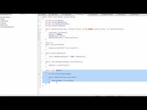 Learn nested classes - Mind Luster