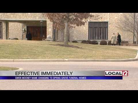 Gwen Mooney name changed to 'Spring Grove Funeral Homes'