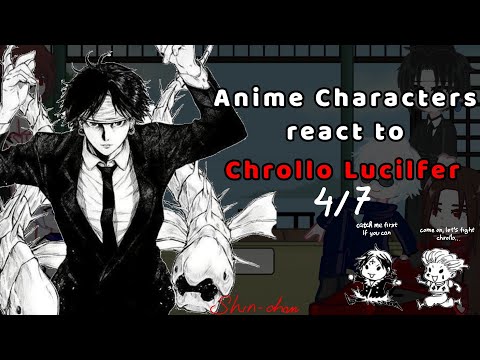 Anime characters react to each other // Hunter x Hunter// [ Chrollo Lucilfer] • Shin-chan•