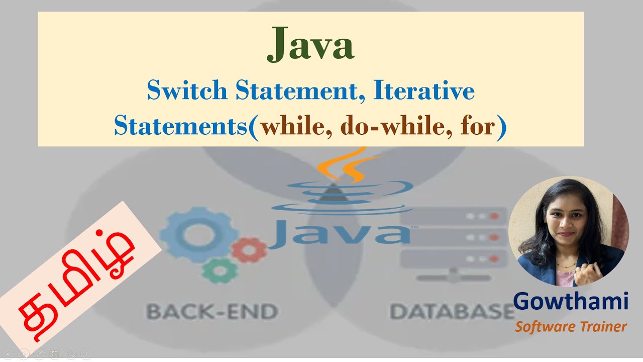 Day-5: Java Switch Statement, loops(while, do..while, for)
