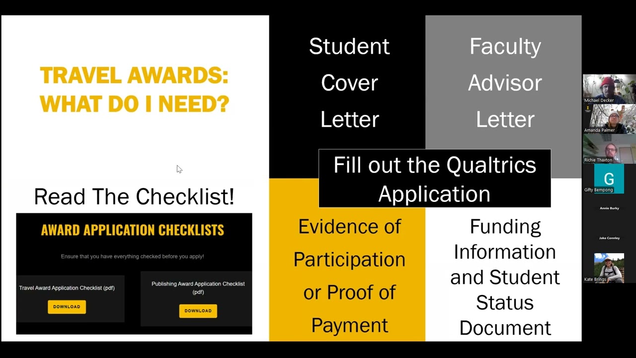 Grad Student HOW TO: Apply for GPSA Awards