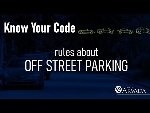 Know Your Code - Off Street Parking