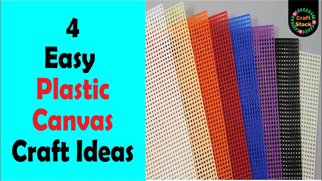 4 Easy Plastic Canvas Craft Ideas | @CraftStack