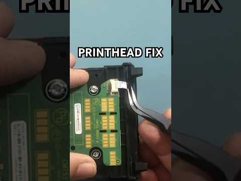 Printhead Not Detected Fix #howto #hpprinter #printhead