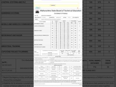MSBTE Result Summer 2023 #shorts