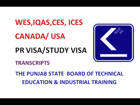 Wes, IQAS,Ices Transcript The Punjab State Board of Technical Education 9592686942