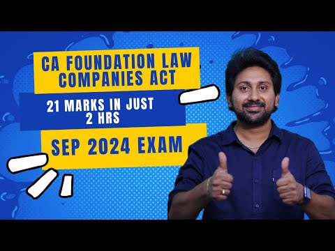 CA FOUNDATION COMPANIES ACT REVISION #cafoundation #icai #cafoundationlawlectures