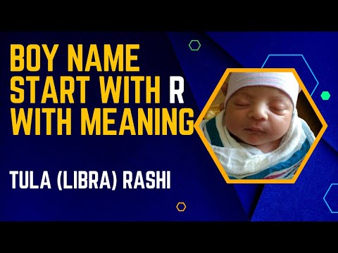 Indian boy name | Hindu boys name with meaning | Indian Boy name start with R