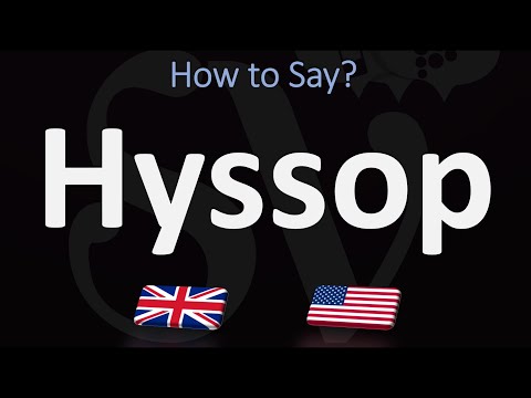How to Pronounce Hyssop? (CORRECTLY)