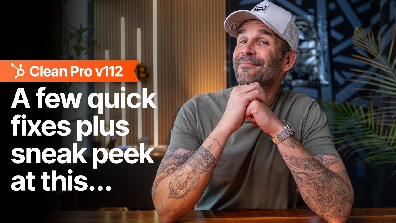 Clean Pro v112 for HubSpot is here!