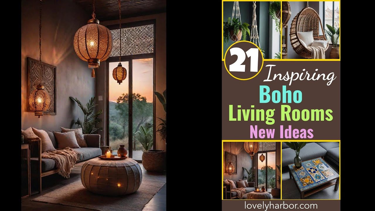 21 Inspiring Boho Living Room Ideas for 2024