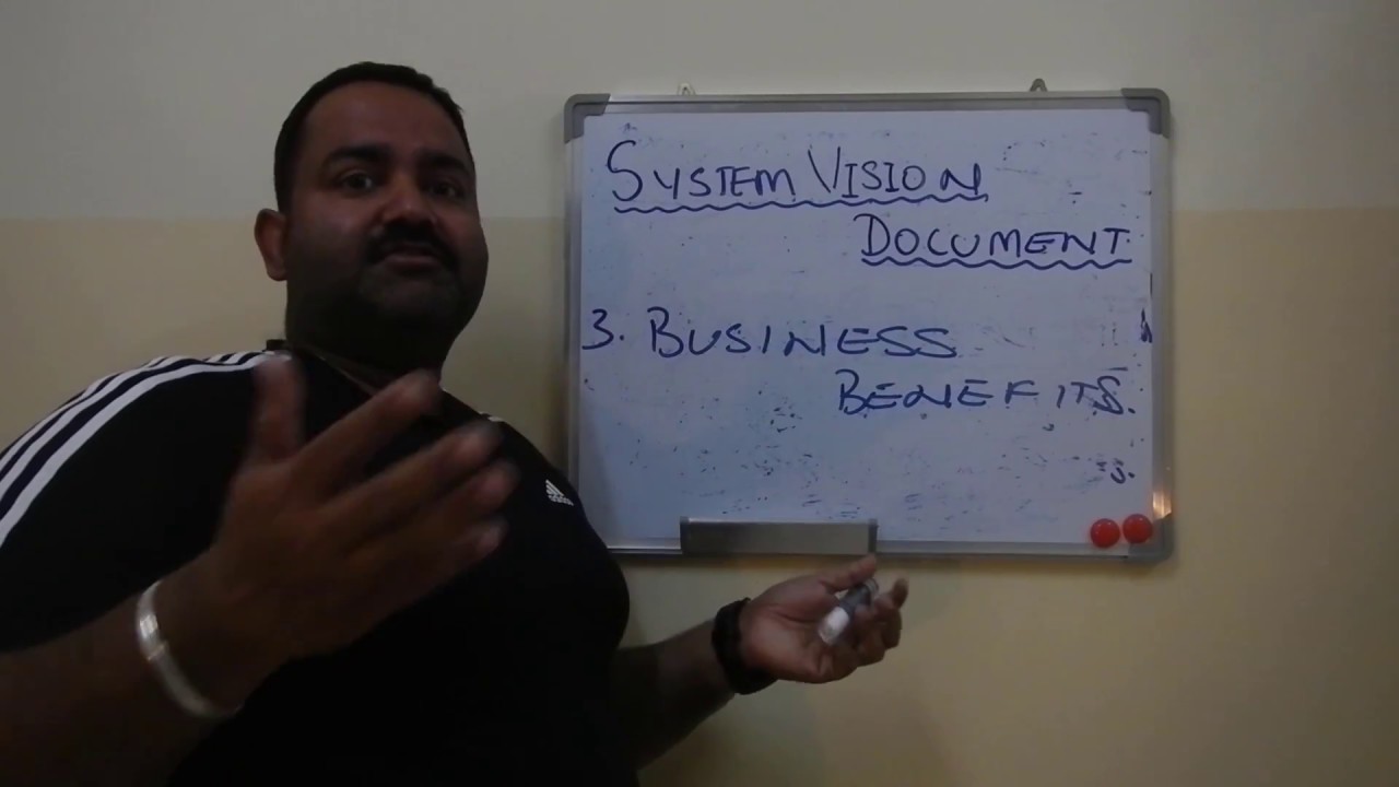 What is system or project vision document?