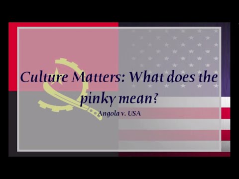 Culture Matters: What does the pinky mean? eli.tamu.edu