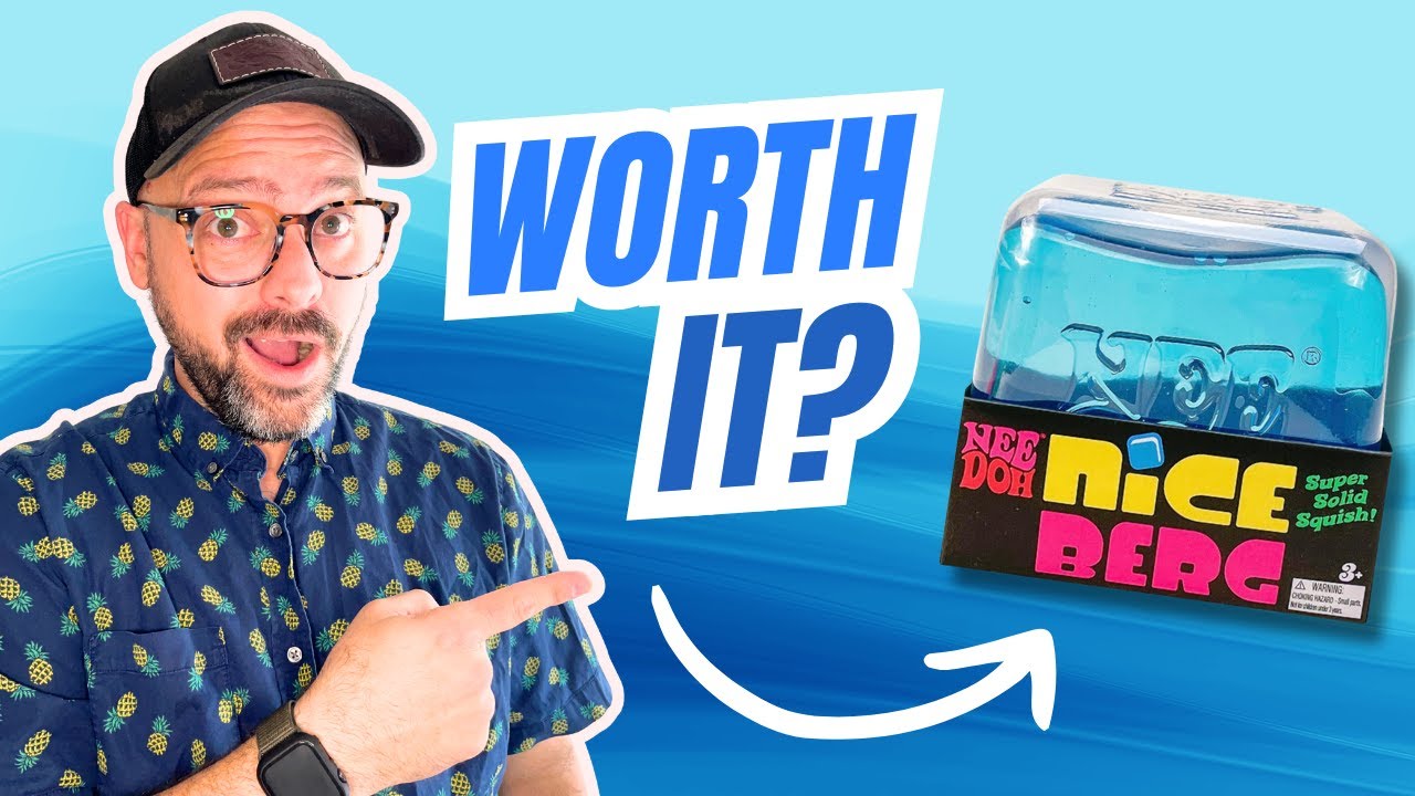 Giant NeeDoh Nice Berg Cube Review – Super Solid Sensory Squeeze!