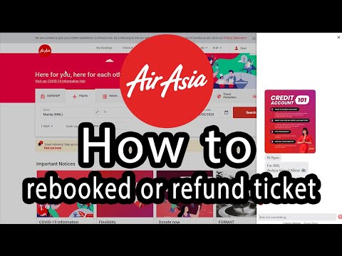 How to rebooked ticket in AirAsia