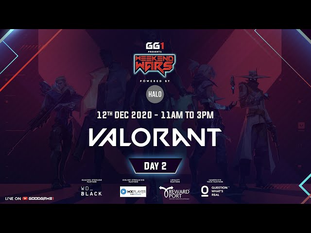 Overview of Day 1 and 2 from the GG1 Weekend Wars Valorant tournament