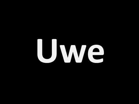 How to Pronounce Uwe? (German Name)