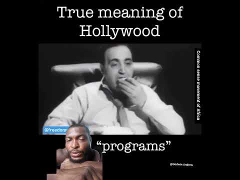 The true meaning of Hollywood