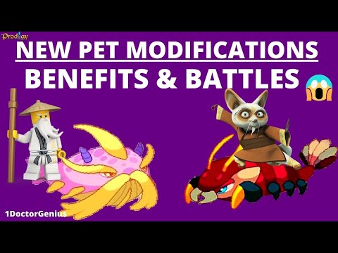PRODIGY MATH GAME: NEW PET BOOK MODIFICATIONS, BENEFITS, RESEMBLANCES & BATTLES w/ 1DoctorGenius