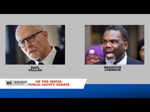 Chicago Election: Brandon Johnson, Paul Vallas square off for debate on public safety