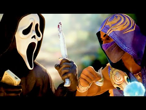 Mortal Kombat 1 Ghostface Intro with Rain | JCR Comic Arts