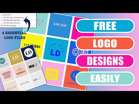 Free Logo Design with multiple file downloads - BEST FREE OPTION