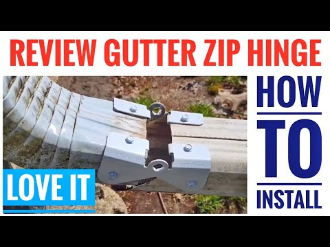 REVIEW Zip Hinge Gutter Downspout Extension Hinge HOW TO INSTALL I Love It!
