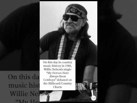 On this day in country music history in 1980 Willie Nelson hit the charts #countrymusic #cowboys